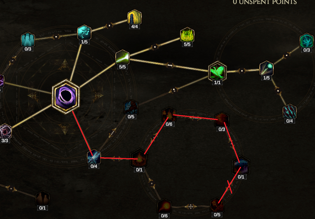 Mage Black Hole passive not assignable when coming backwards - Bug Reports - Last Epoch Forums