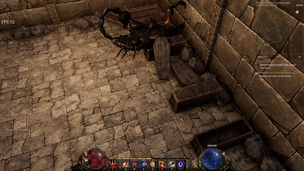 Character stuck in Majelkan Catacombs - Bug Reports - Last Epoch Forums