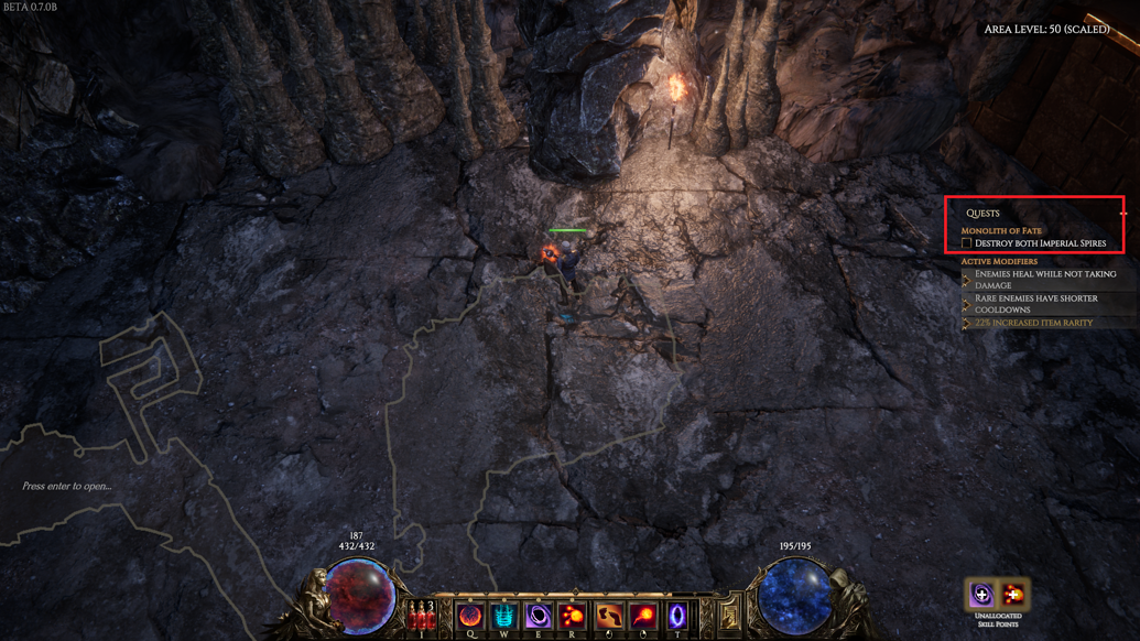 Monolith of Fate - Destrut Both Imperial Spires - Bug Reports - Last Epoch Forums