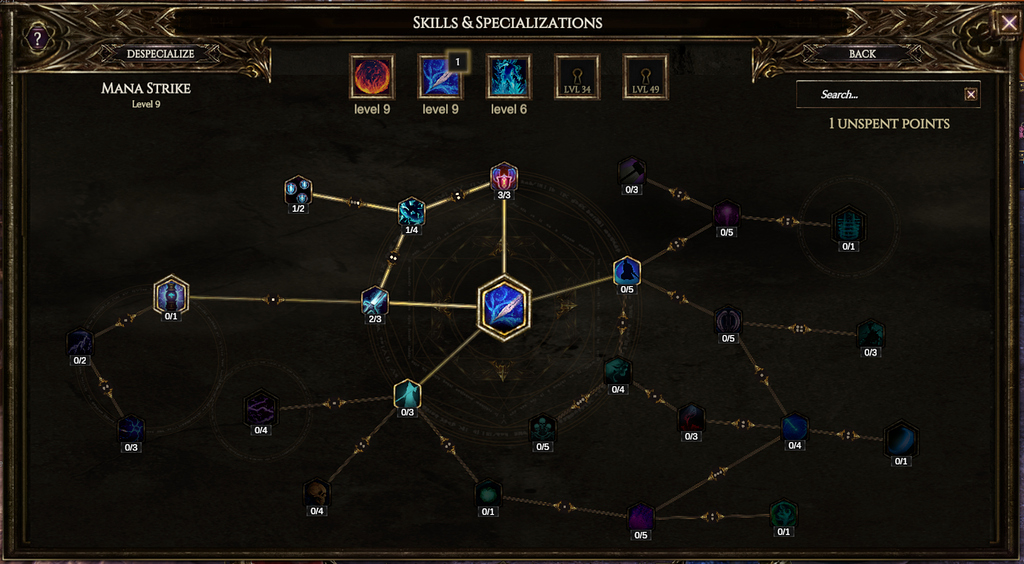 Specialization of skill bugged after restart - Bug Reports - Last Epoch Forums